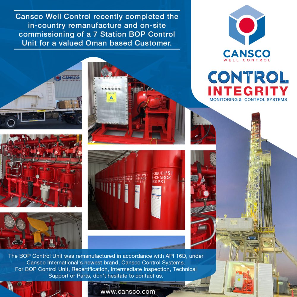 Remanufacture And On Site Commissioning Of A 7 Station Bop Control Unit